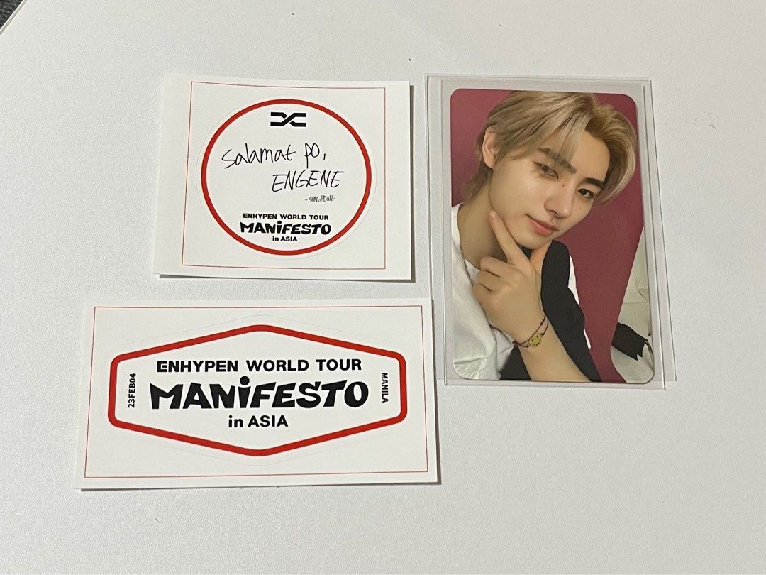 SUNGHOON ENGENE ZONE PC & STICKER, Hobbies & Toys, Memorabilia ...