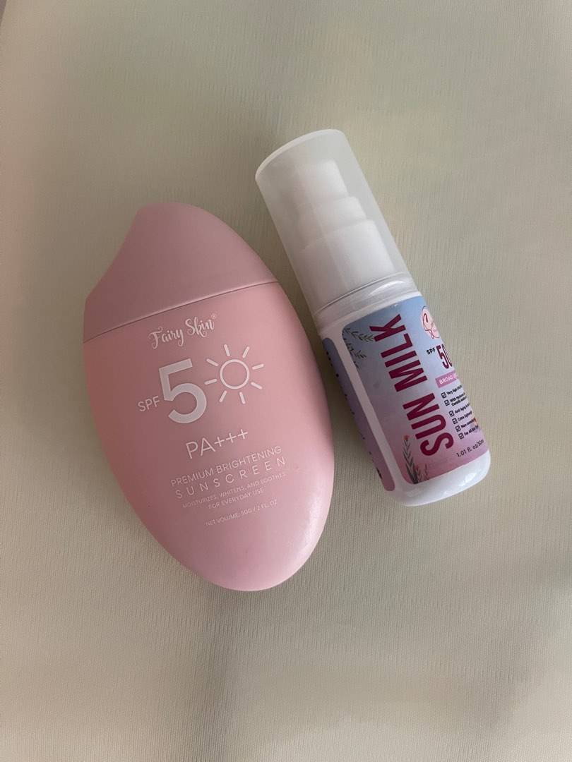 Sunscreen Set (Fairy Skin & Sereese Beauty), Beauty & Personal Care ...