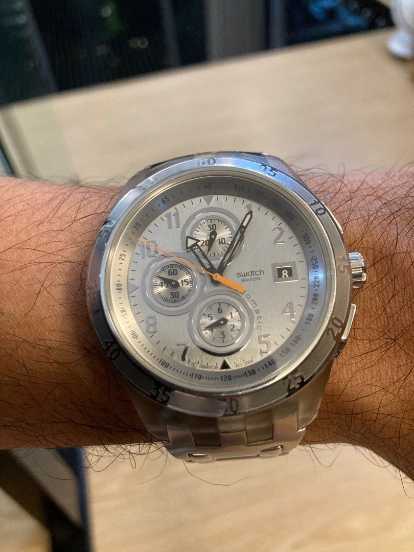 Swatch Automatic Chronograph, Men's Fashion, Watches & Accessories ...