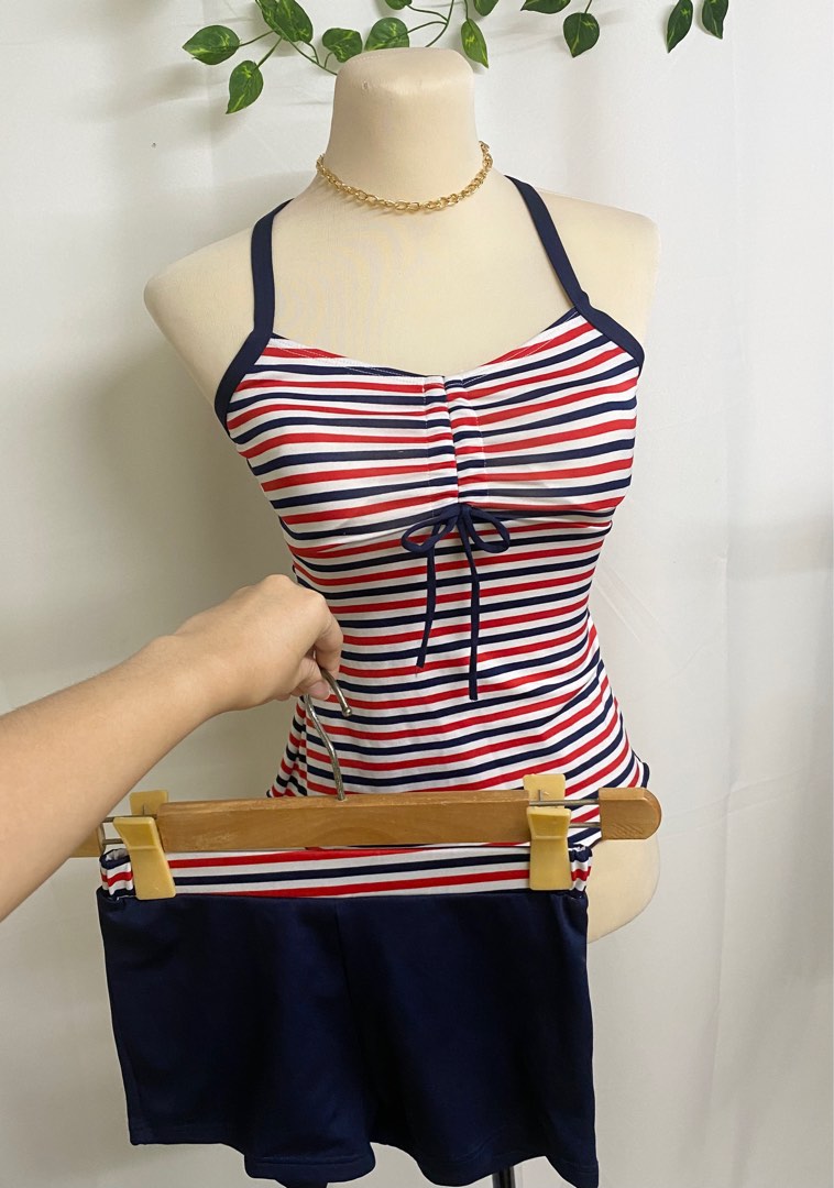 Swim wear terno padded conservative, Women's Fashion, Swimwear, Bikinis ...