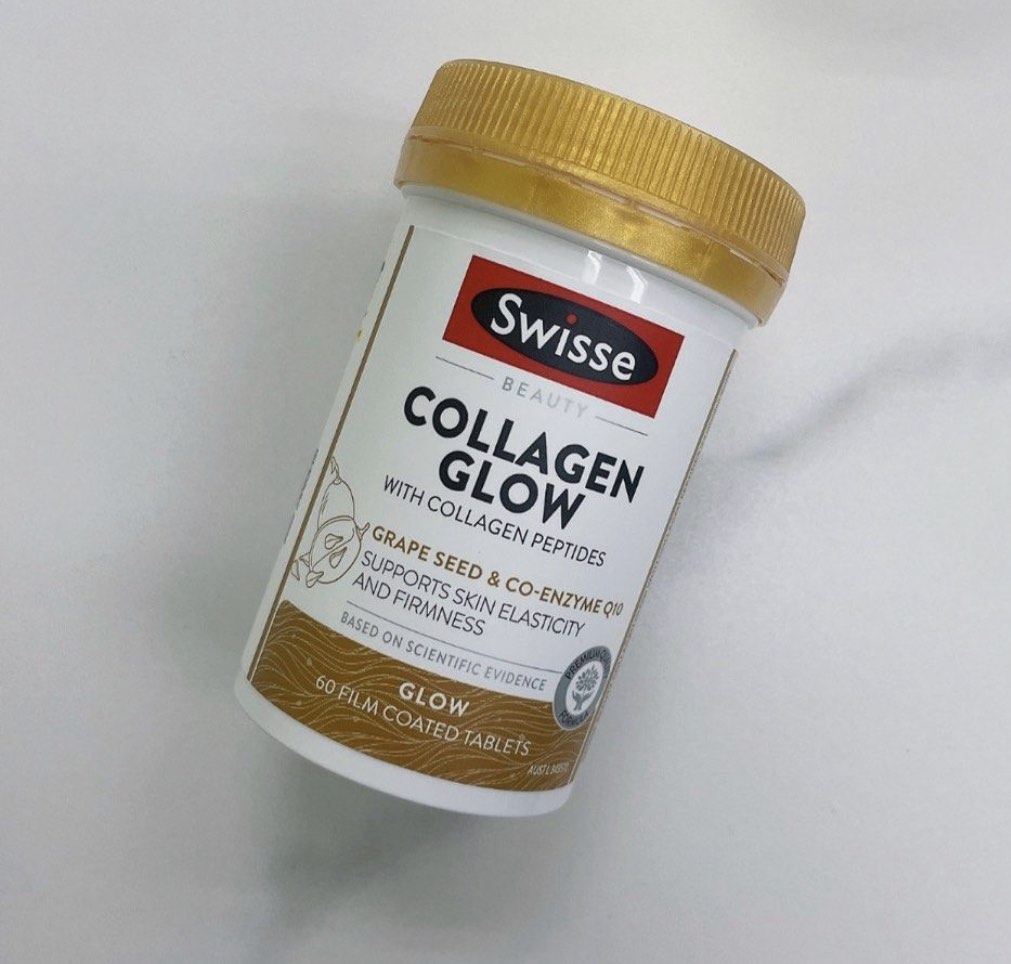 大樽裝 120 粒 澳洲 Swisse collagen glow 膠原蛋白肽亮膚營養片 nmn , 健康及營養食用品, 健康補充品, 健康補充品 - 維他命及補充品 - Carousell