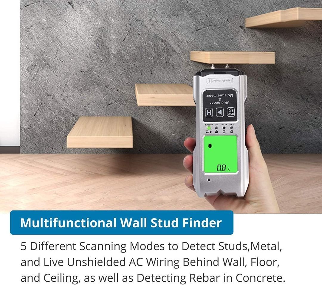 T9136 Stud Finder Sensor Wall Scanner 2 In 1 Electronic Wall Detector ...