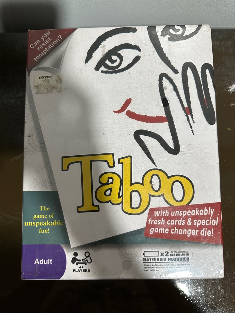 Taboo Card Guessing Game, Hobbies & Toys, Toys & Games on Carousell