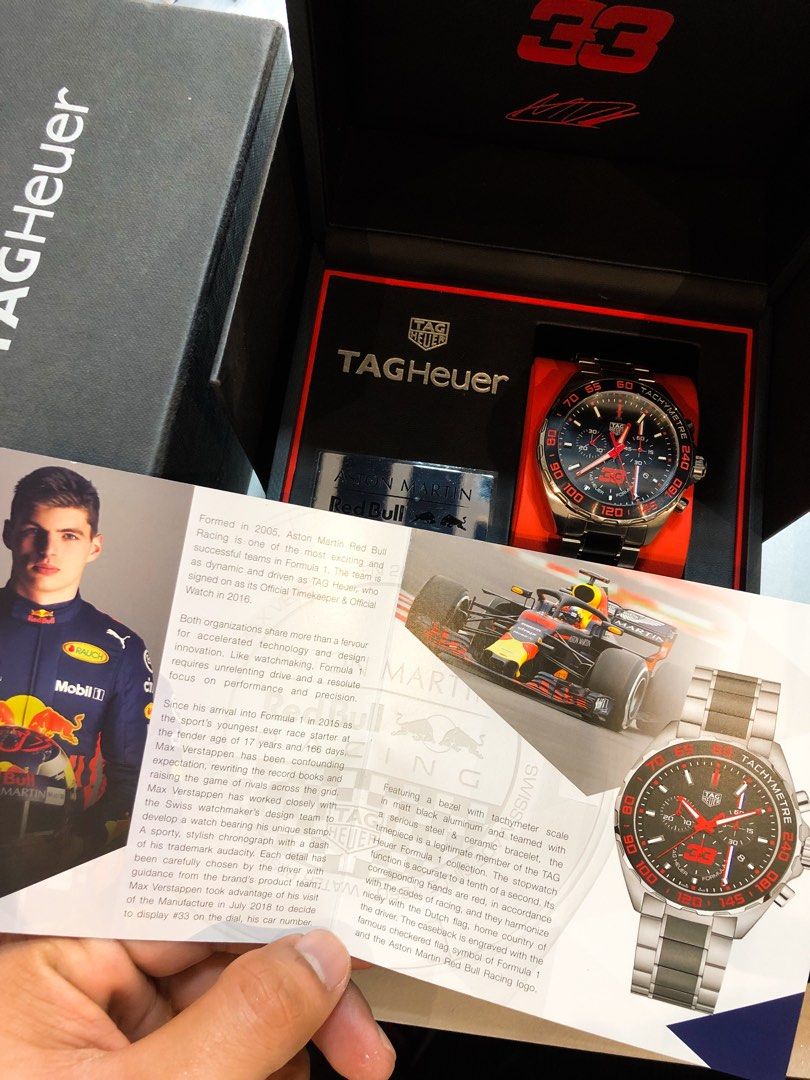 TAG Heuer Formula 1 Max Verstappen 2018 Limited Edition, Men's Fashion ...