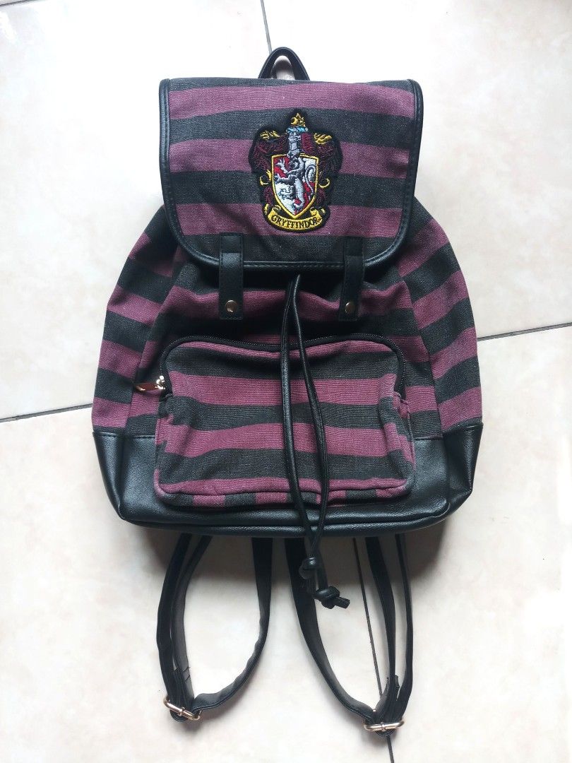 Tas Ransel Harry Potter Gryffindor Original Primark, Fesyen Wanita, Tas ...