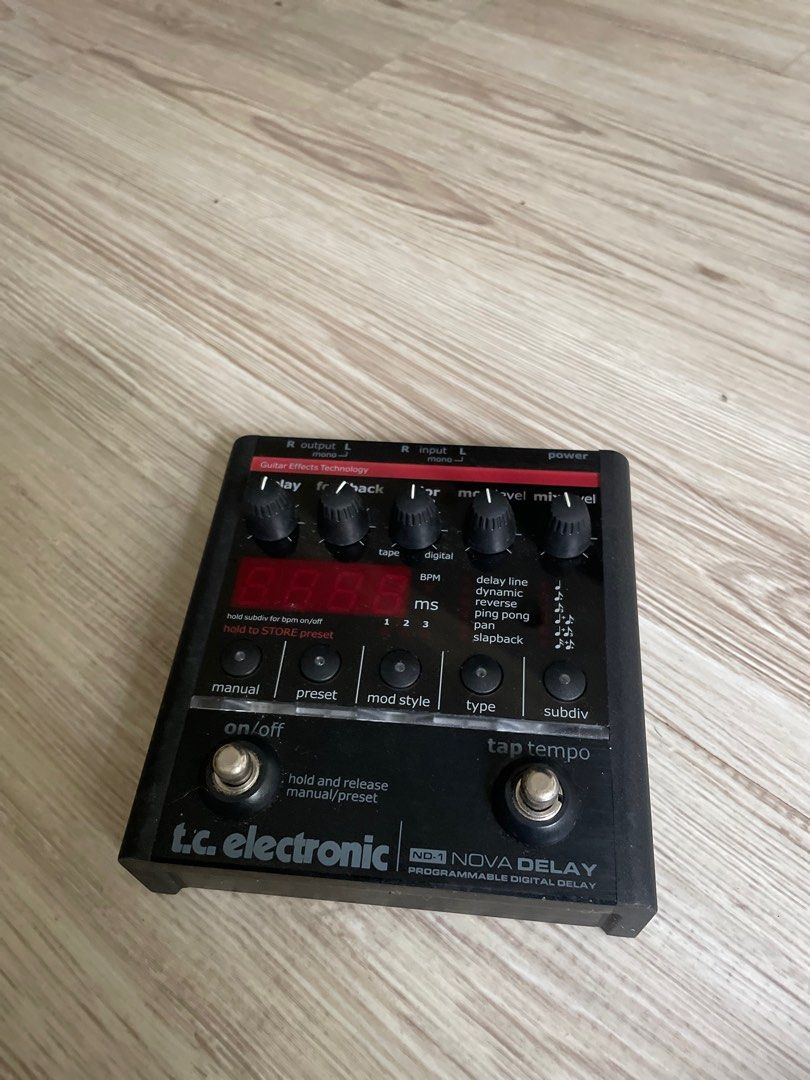 TC Electronics Nova Delay Guitar Pedal, Hobbies & Toys, Music & Media ...