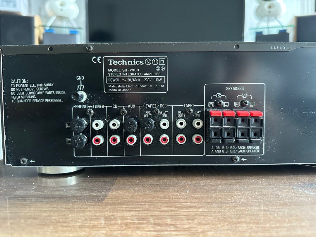 TECHNICS SU-V300 INTEGRATED STEREO Class A AMPLIFIER, Audio, Soundbars ...
