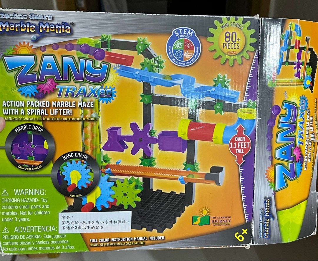 Techno Gears Marble Mania Zany Trax 2.0, Hobbies & Toys, Toys & Games ...