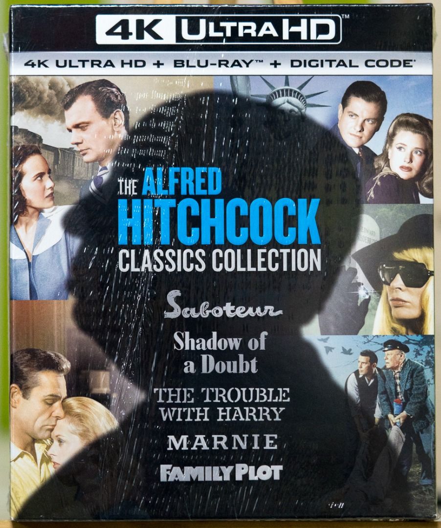 The Alfred Hitchcock Classics Collection 4K Blu-ray, Hobbies & Toys ...