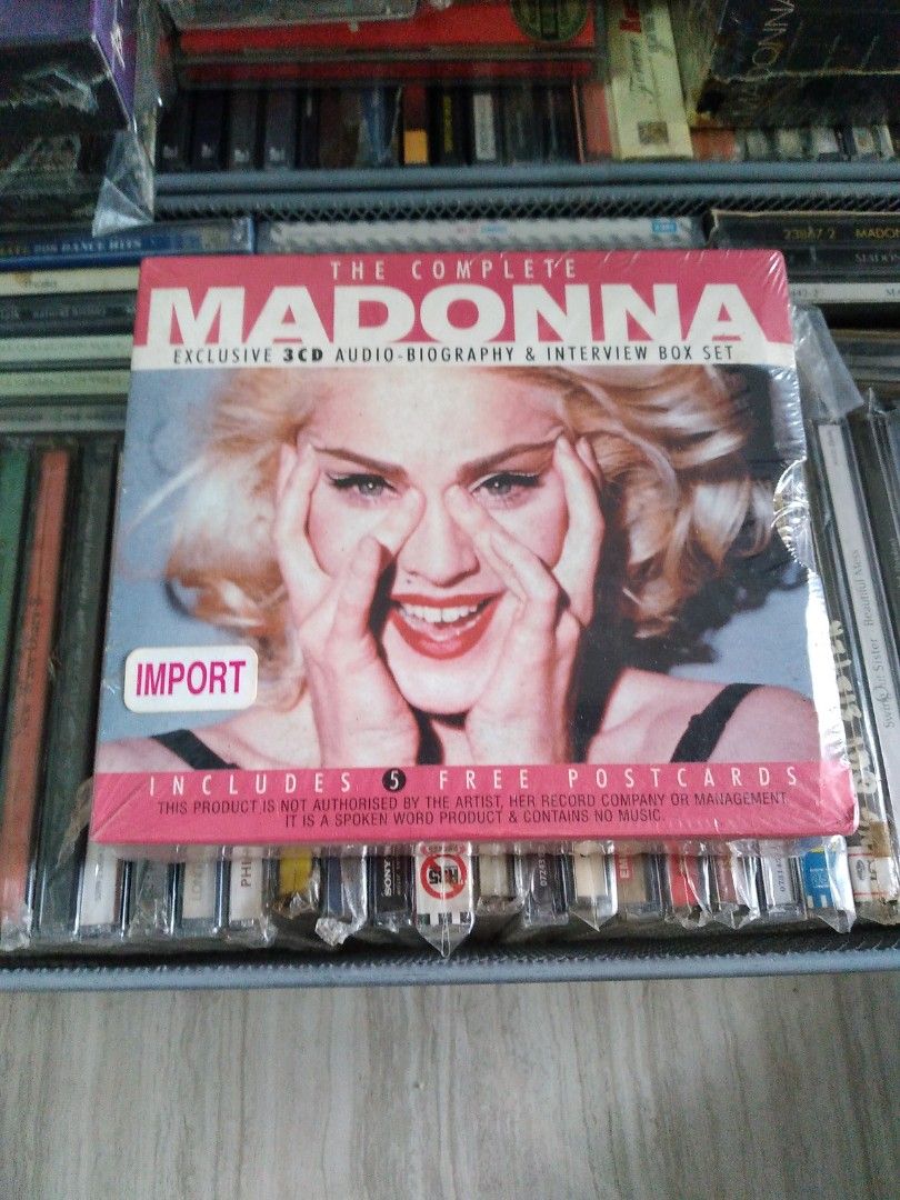 The Complete Madonna Exclusive 3CD Audio Biography & Interview Box Set ...