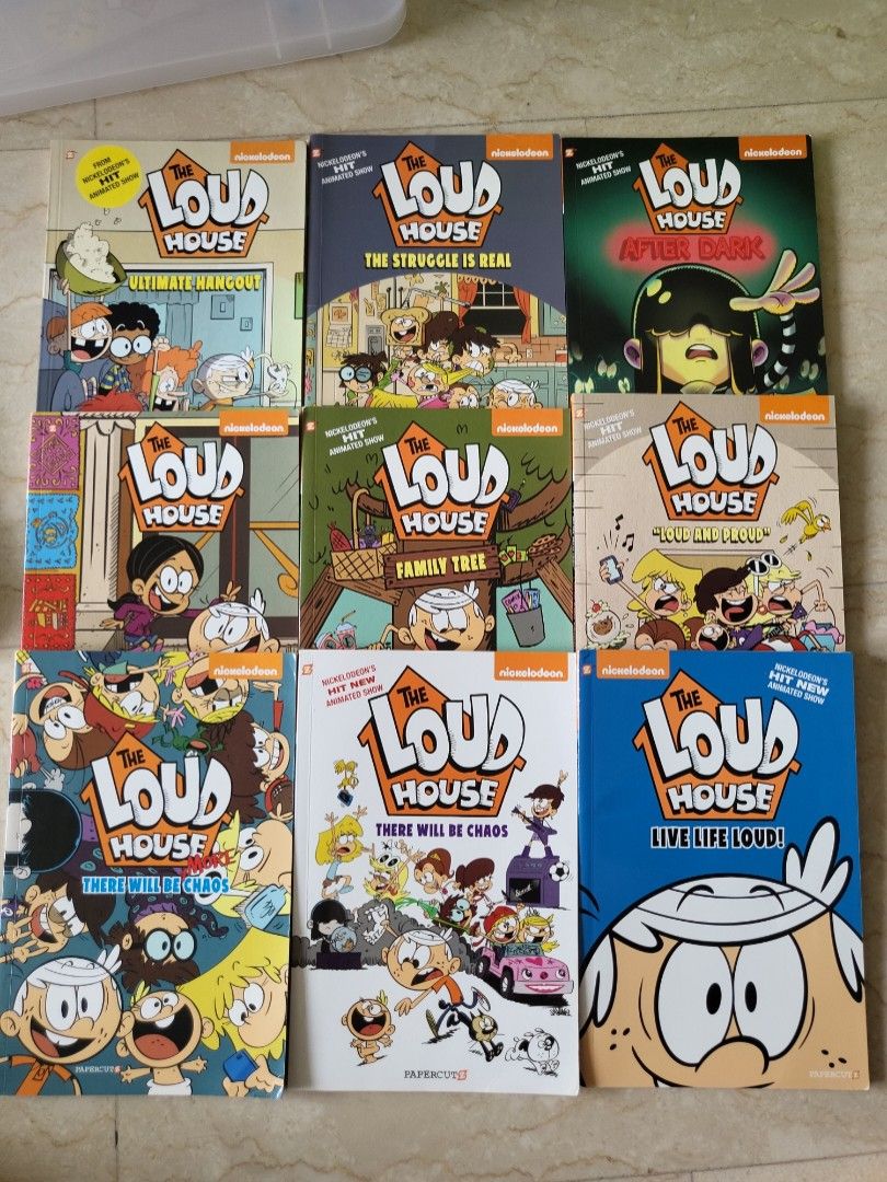 The Loud House comics 9 books, Hobbies & Toys, Books & Magazines ...