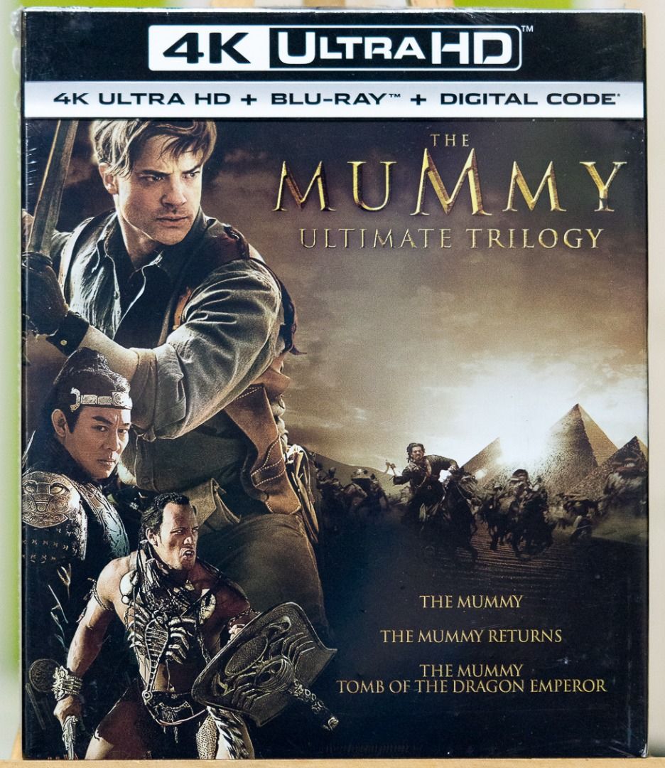 The Mummy Ultimate Trilogy 4k Blu-ray, Hobbies & Toys, Music & Media ...