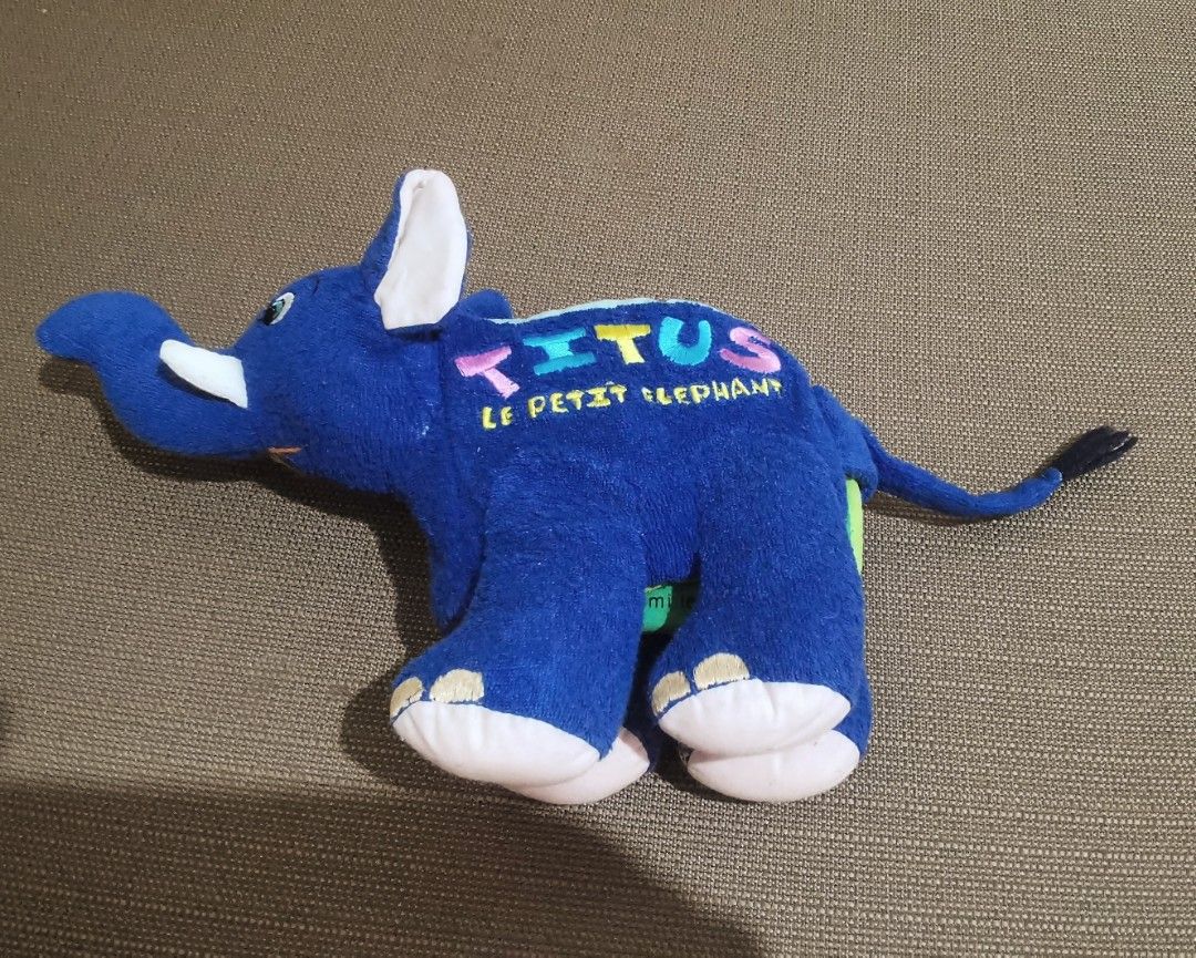 Titus Elephant Stufftoy, Hobbies & Toys, Toys & Games on Carousell