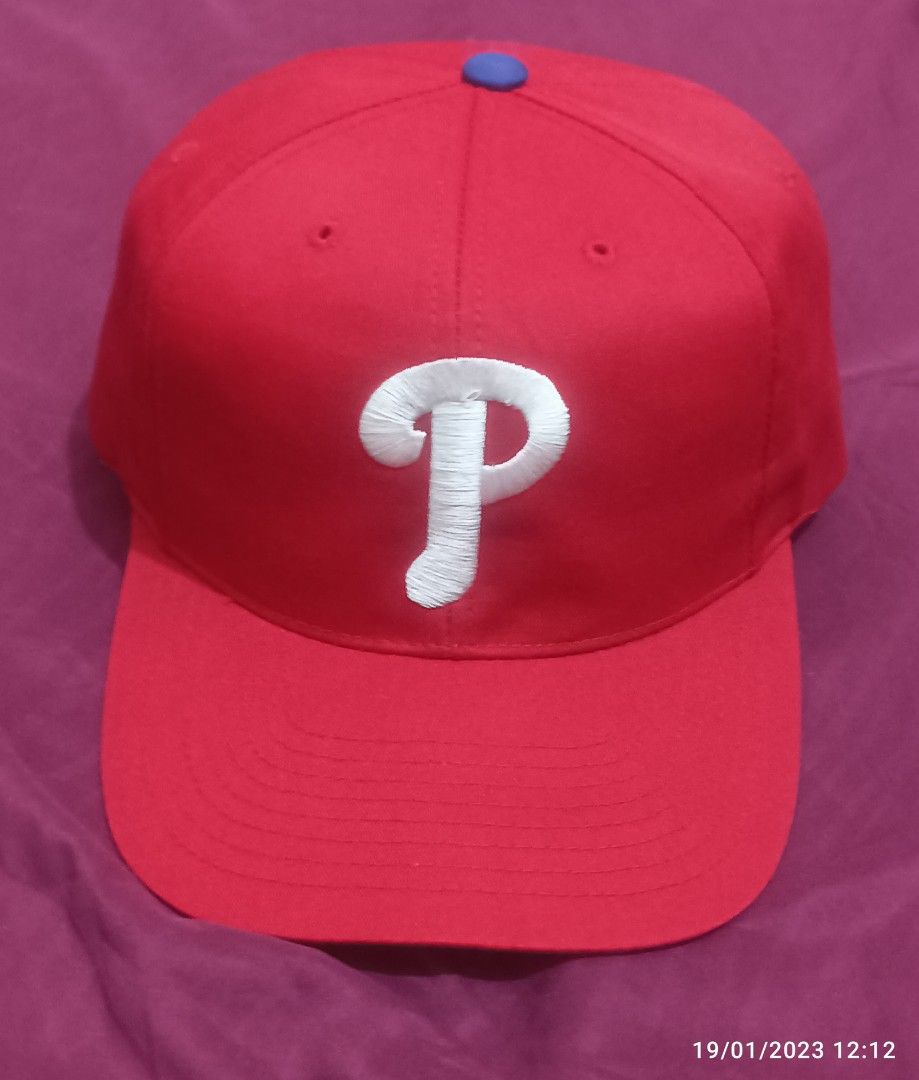 Topi vintage phillies, Fesyen Pria, Aksesoris, Topi di Carousell