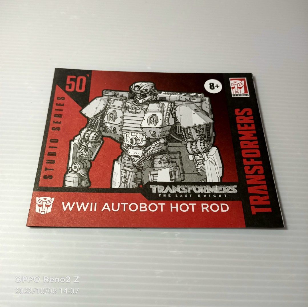 Transformers Hasbro HOT ROD Studio Series SS50 Deluxe WWII HOT ROD ...
