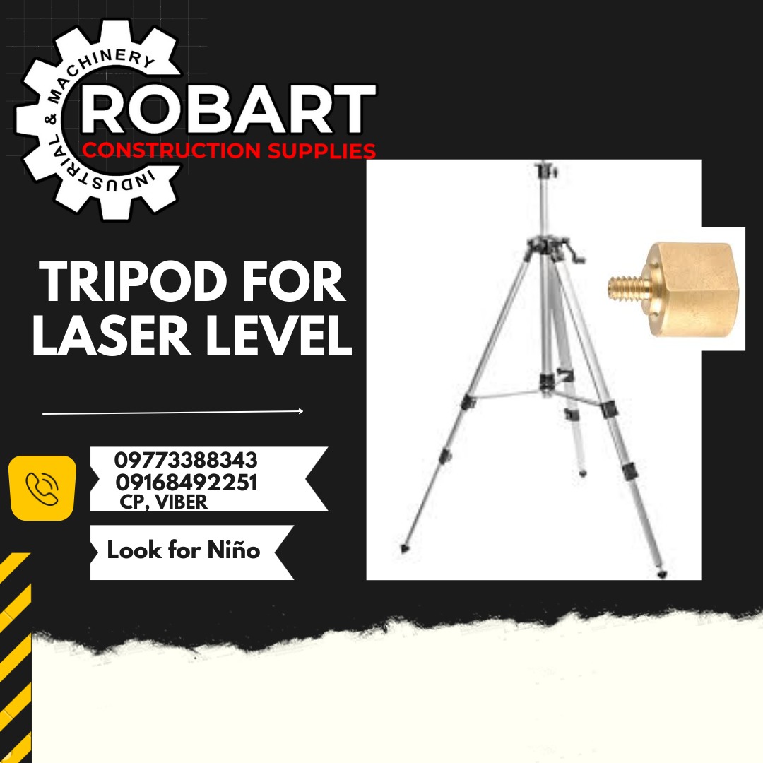 TRIPOD FOR LASER LEVEL, Commercial & Industrial, Construction Tools ...