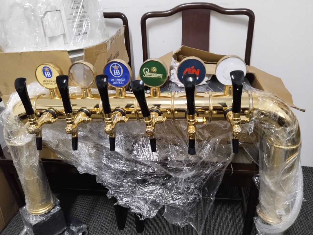 U Tower Stainless Steel 6 Tap Tower Beer Dispensing Equipment, TV ...