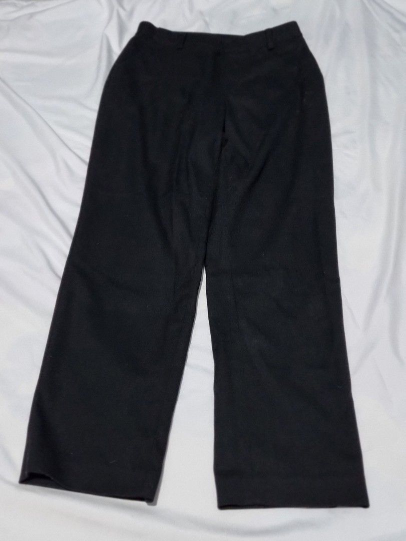 Uniqlo black slacks, Women's Fashion, Bottoms, Other Bottoms on Carousell