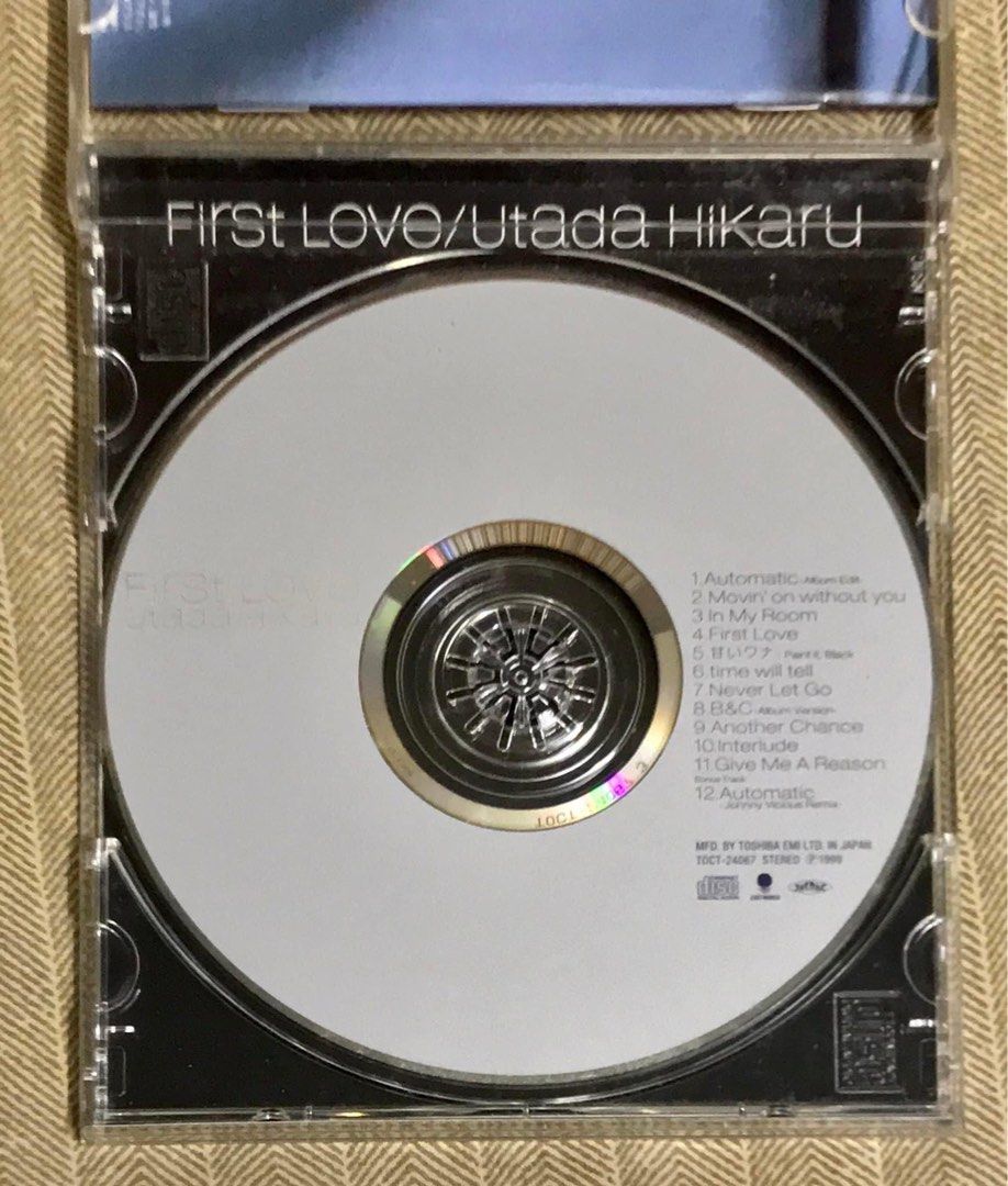 UTADA HIKARU - FIRST LOVE CD ALBUM J-POP EXCELLENT COPY, Hobbies & Toys ...