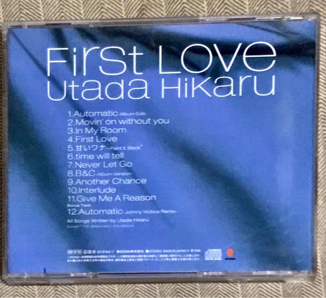 UTADA HIKARU - FIRST LOVE CD ALBUM J-POP EXCELLENT COPY, Hobbies & Toys ...