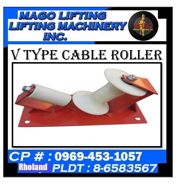 V Type Cable Roller, Commercial & Industrial, Construction Tools ...