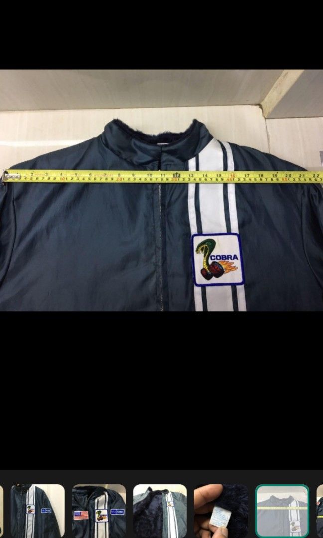 Vintage Ford Shelby Cobra Racing Jacket , Bomber Jacket, Men's Fashion ...