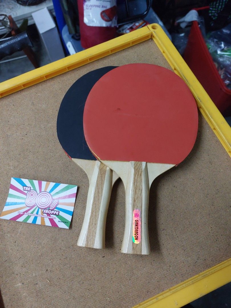 Vintage Giant Dragon Ping Pong bats, Sports Equipment, Sports & Games ...