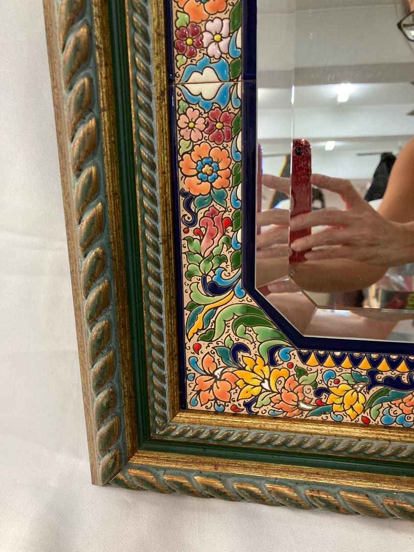 Vintage mosaic mirror, Furniture & Home Living, Home Decor, Mirrors on ...