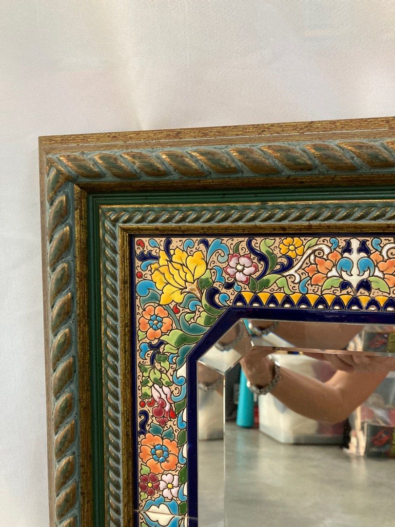 Vintage mosaic mirror, Furniture & Home Living, Home Decor, Mirrors on ...