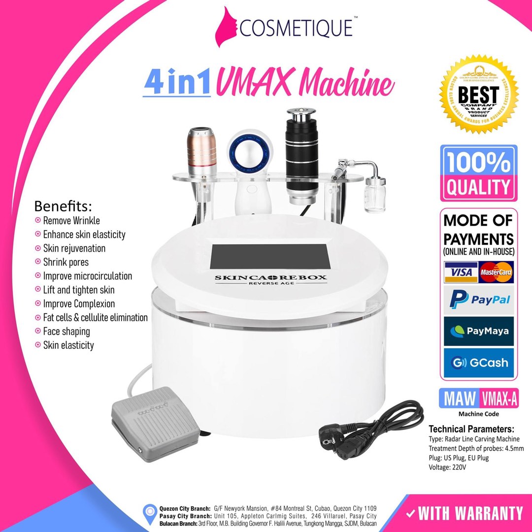 Vmax Hifu Face Contouring Facial Machine on Carousell