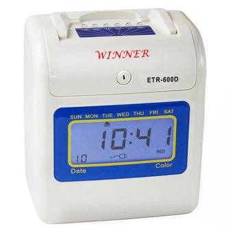 [Warranty 1 Yr] Digital Clock Punch Card Machine | Time & Attendance ...