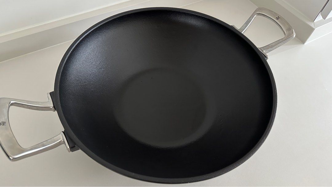 WMF Cast Iron Wok, Furniture & Home Living, Kitchenware & Tableware ...