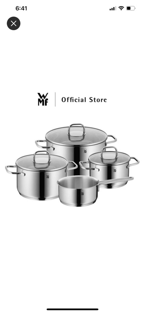 [SOLD] Brand New WMF Stainless Steel Pots, Furniture & Home Living ...