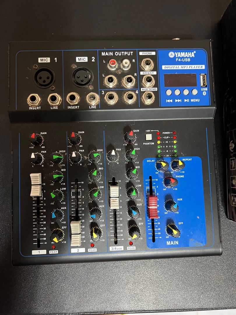 Yamaha Mixer F4 usb 4 Channel, Audio, Soundbars, Speakers & Amplifiers on Carousell