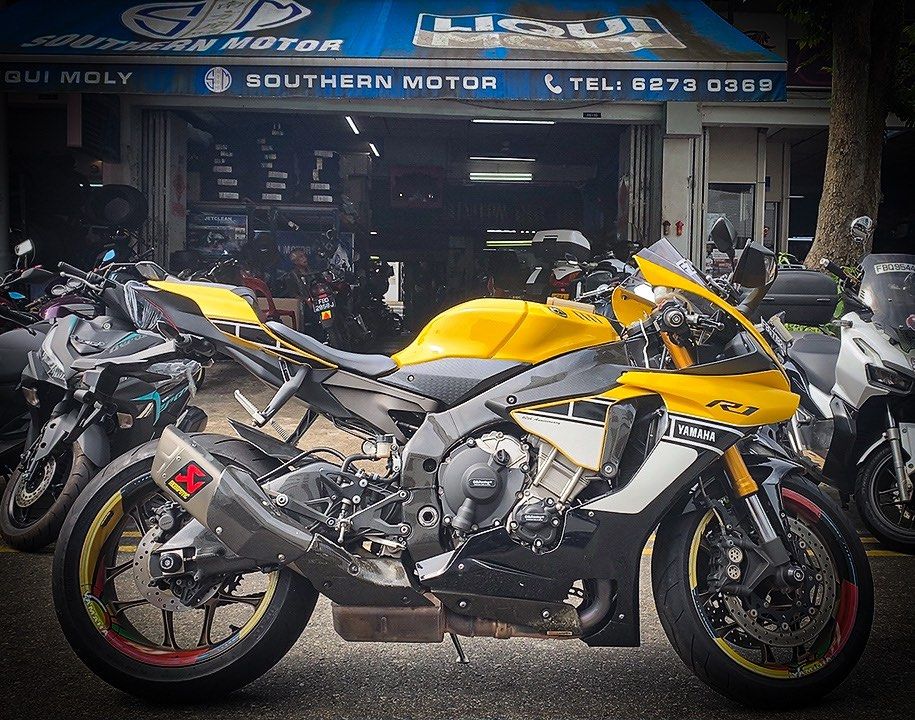 Yamaha R1 60 Anniversary COE September 2026, Motorcycles, Motorcycles ...