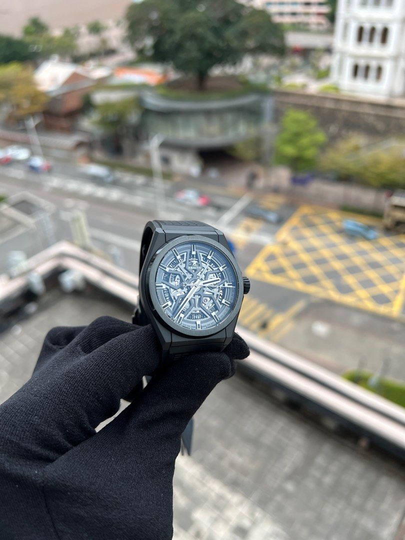 Zenith Defy Black Ceramic Skeleton, 名牌, 手錶 - Carousell