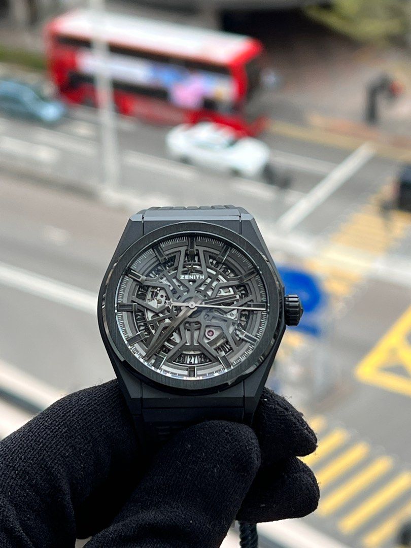 Zenith Defy Black Ceramic Skeleton, 名牌, 手錶 - Carousell