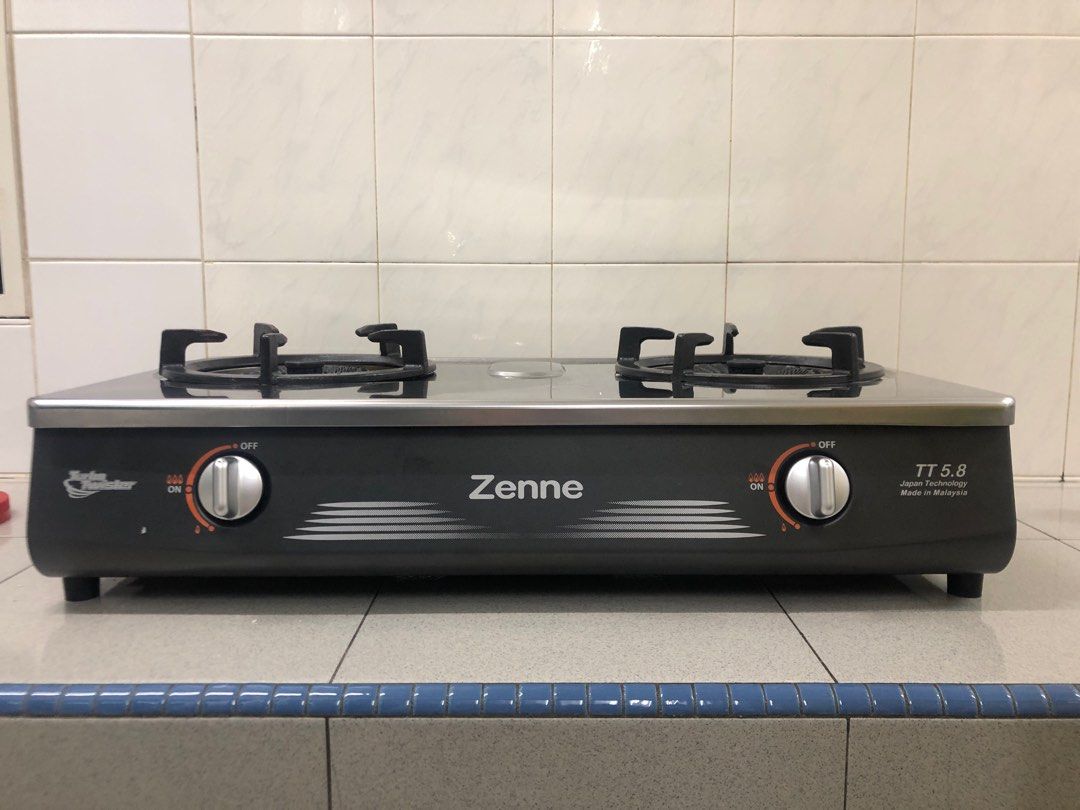ZENNE KTM701S TWISTER DOUBLE BURNER GAS STOVE, TV & Home Appliances ...