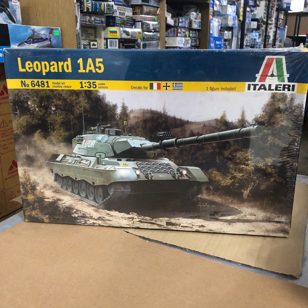 1/35 Italeri German Leopard 1A5 Model Kit, Hobbies & Toys, Toys & Games ...