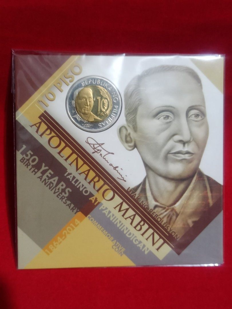 150 Years 10 peso Apolinario Mabini, Hobbies & Toys, Memorabilia ...