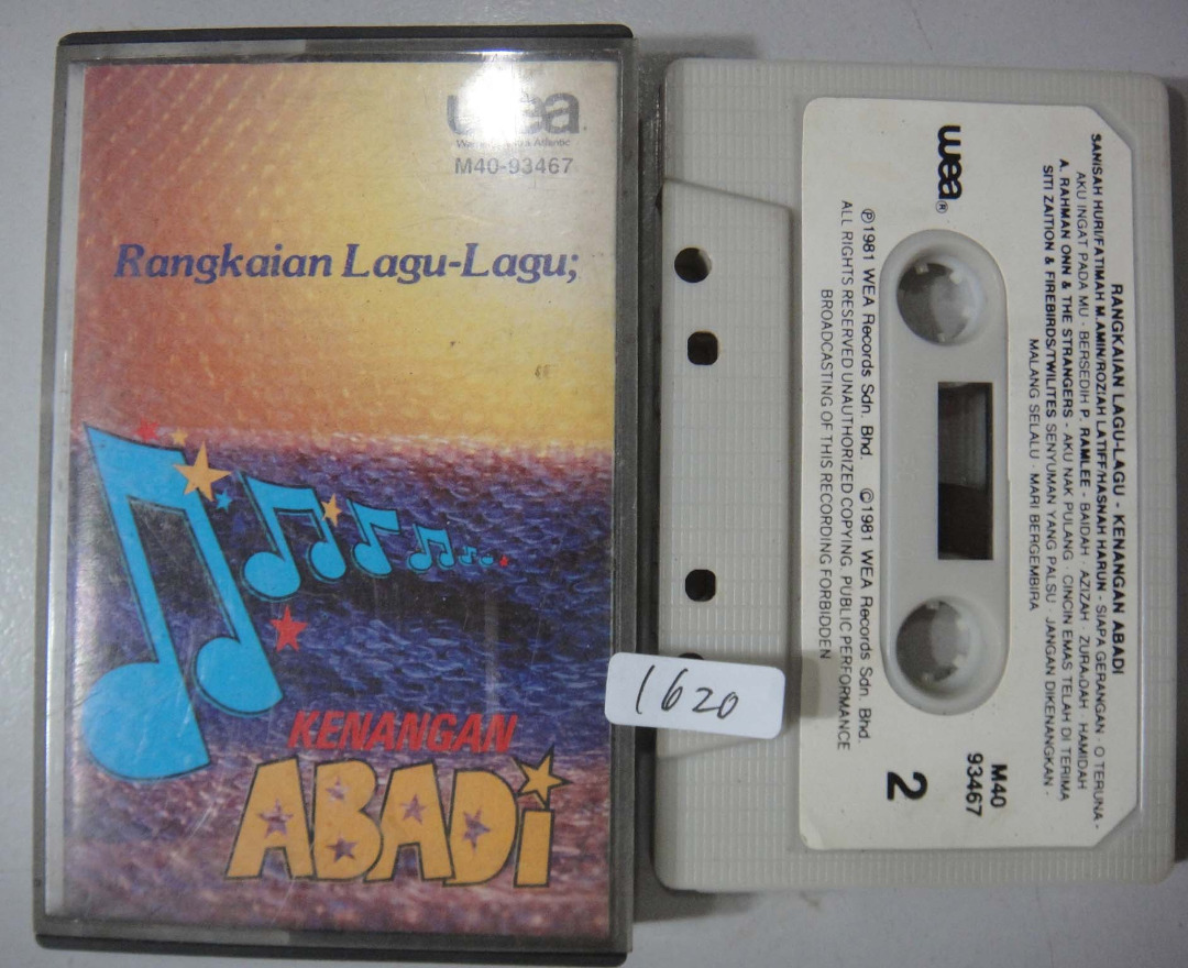 (1625) Kaset Melayu ABADI WEA 1981 P.Ramlee / Julia / Jasni / Strangers, Hobbies & Toys, Music ...