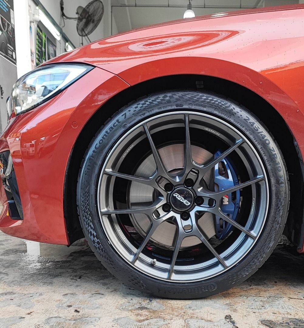 18'' RAYS G025 FORGED Rim JAPAN, Car Accessories, Tyres & Rims on Carousell