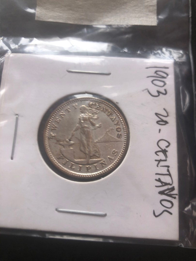 1903 20 centavos uspi coin, Hobbies & Toys, Memorabilia & Collectibles ...