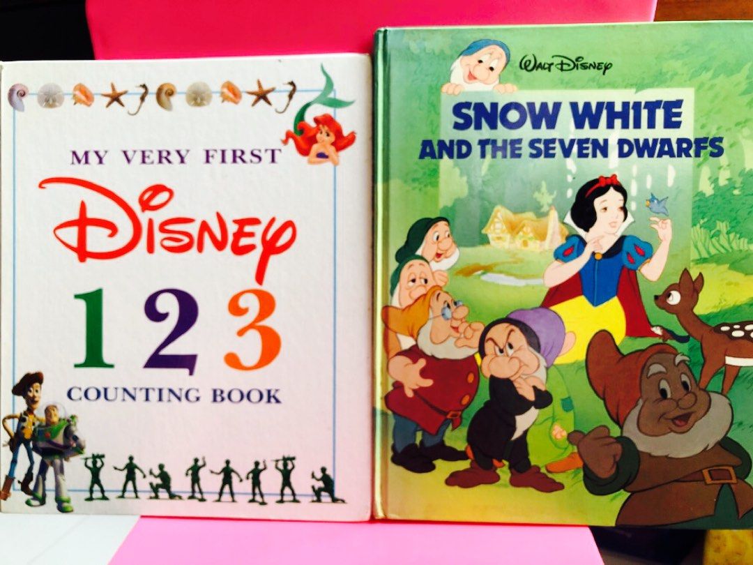 (1) My very first Disney 1 2 3 Counting book (2) Walt Disney Snow White ...