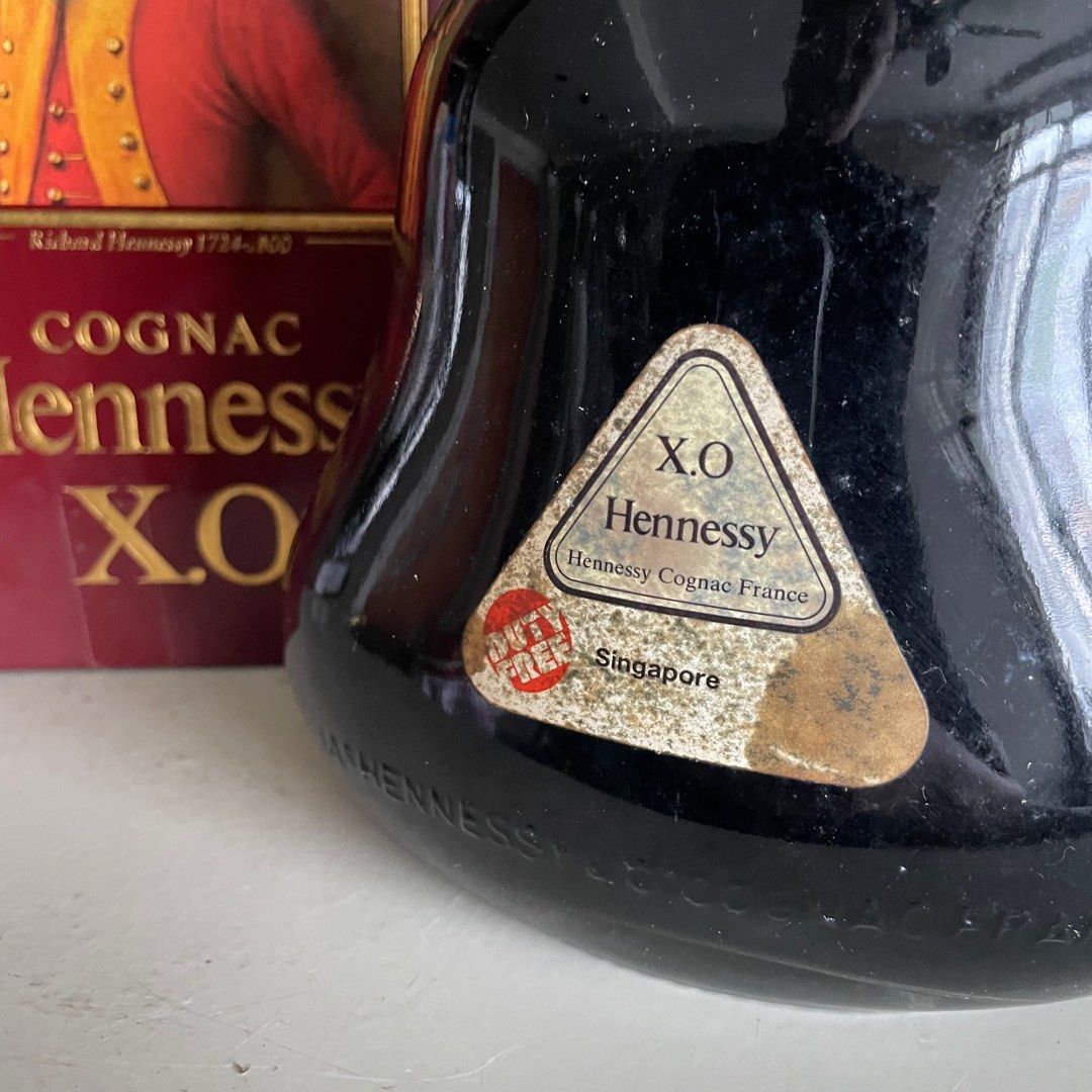 1L Hennessy XO Vintage cognac 1980s white base w box 1000ml, Food ...
