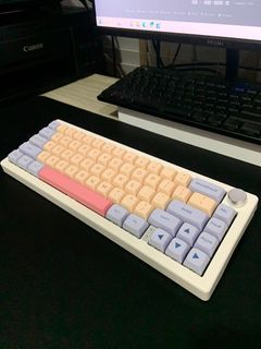 75% custom mechanical keyboard (Marshmellow keycaps), Computers & Tech, Parts & Accessories ...