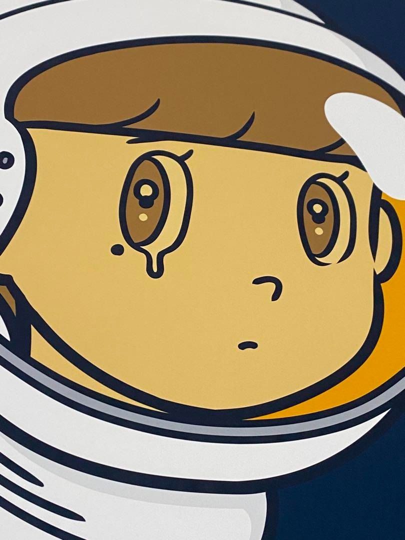 **已裝裱** 橋爪悠也 / 限量100 ' Eyewater Space Suit (White2) ' 親筆簽名 版畫 art print ...