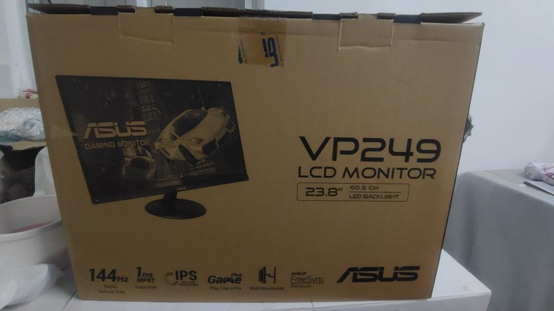 ASUS VP249QGR 23.8-Inches Gaming Monitor (BLACK) 144Hz, 1ms MPRT ...