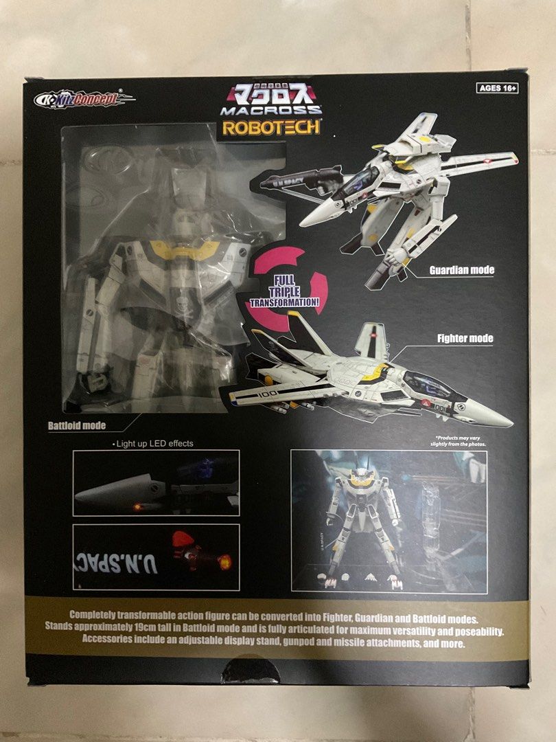 二手 KC collectible Macross VF-1S and Fast Pack Armor 1:72 Roy Fokker’s ...