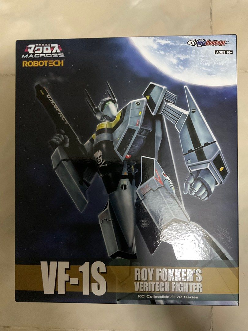 二手 KC collectible Macross VF-1S and Fast Pack Armor 1:72 Roy Fokker’s ...